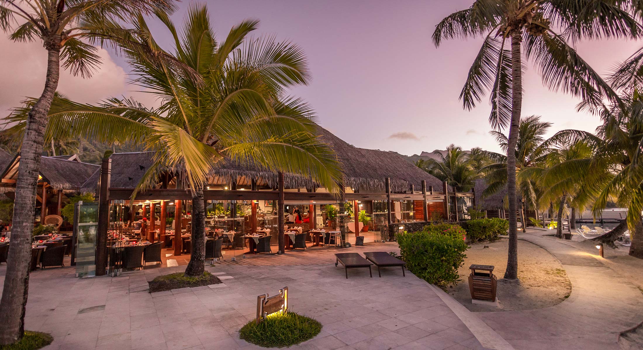Restaurant Mahana'i Moorea - Manava Beach Resort & Spa Hotel Moorea